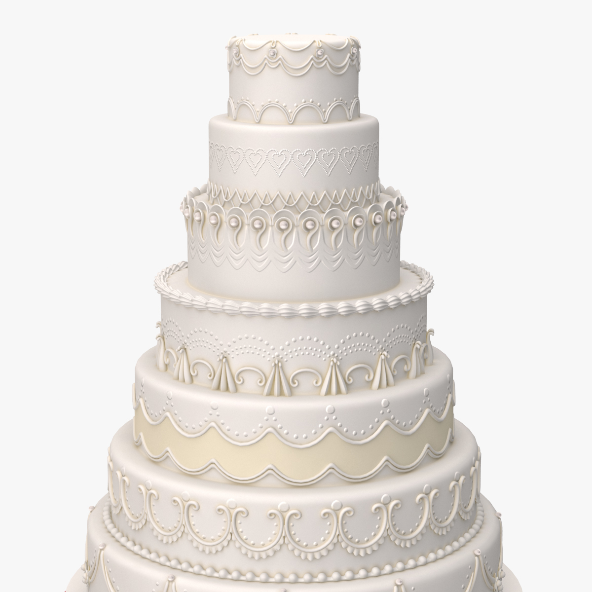 3D model wedding cake - TurboSquid 1630333