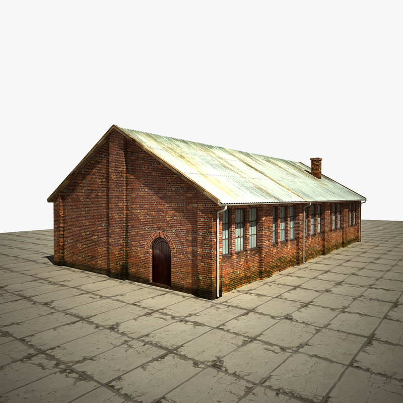 old warehouse 3d max