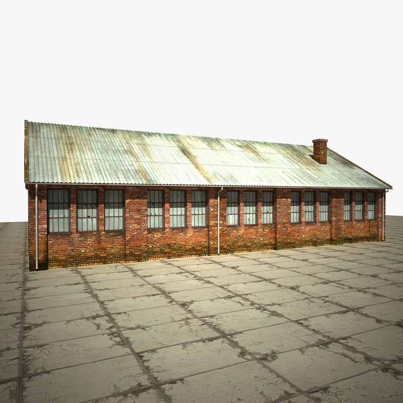 old warehouse 3d max