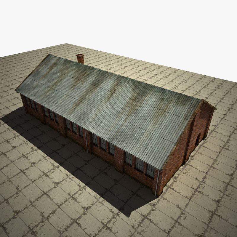 old warehouse 3d max