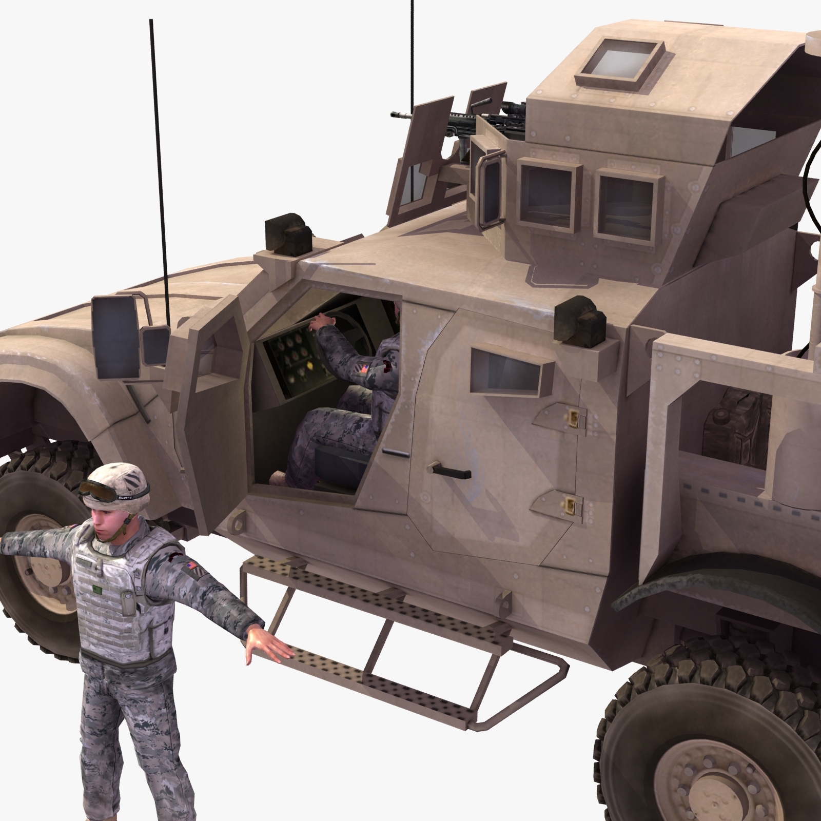 3d matv vehicle model