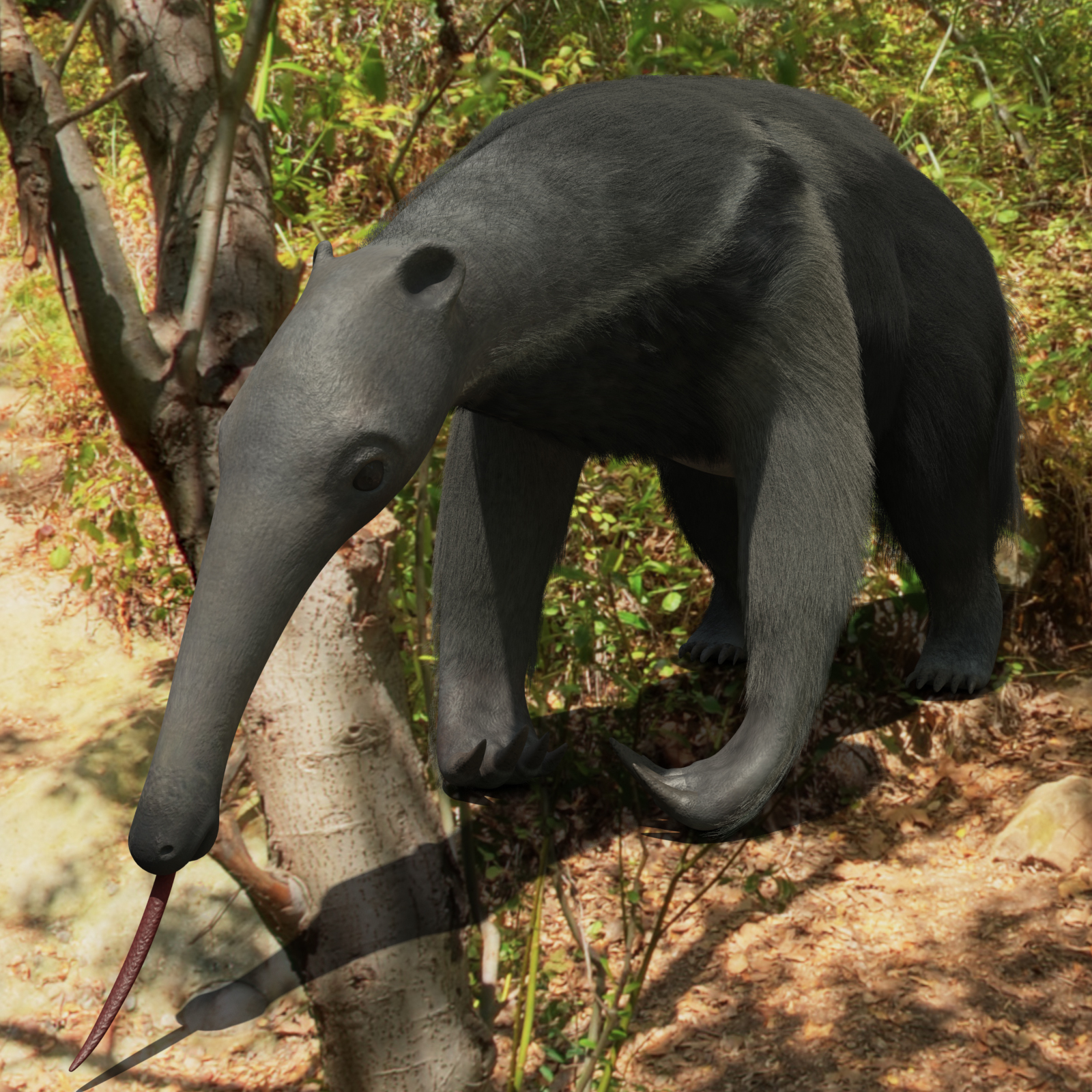 giant anteater obj