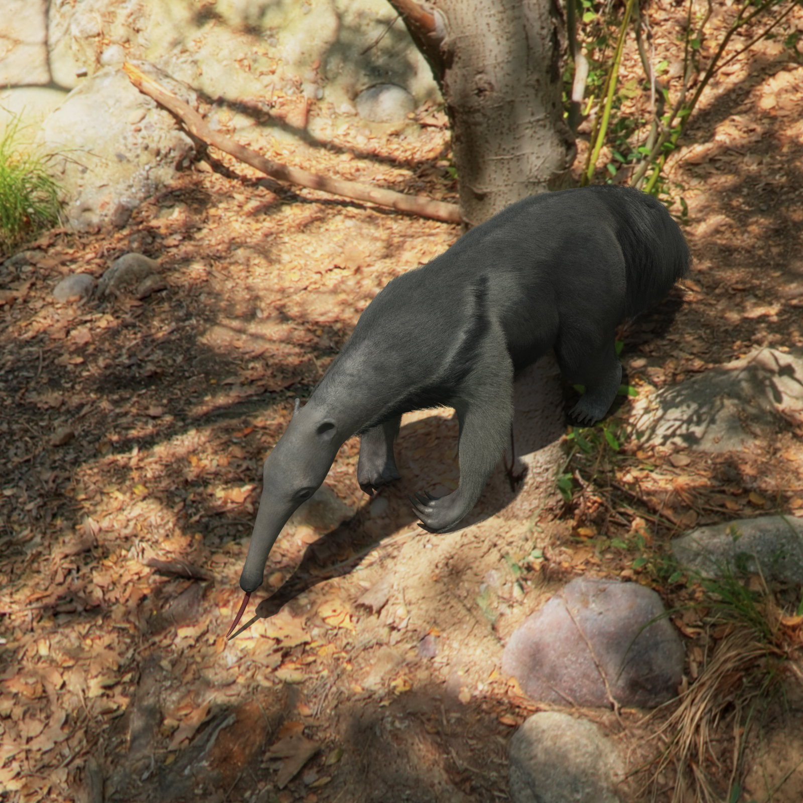 giant anteater obj