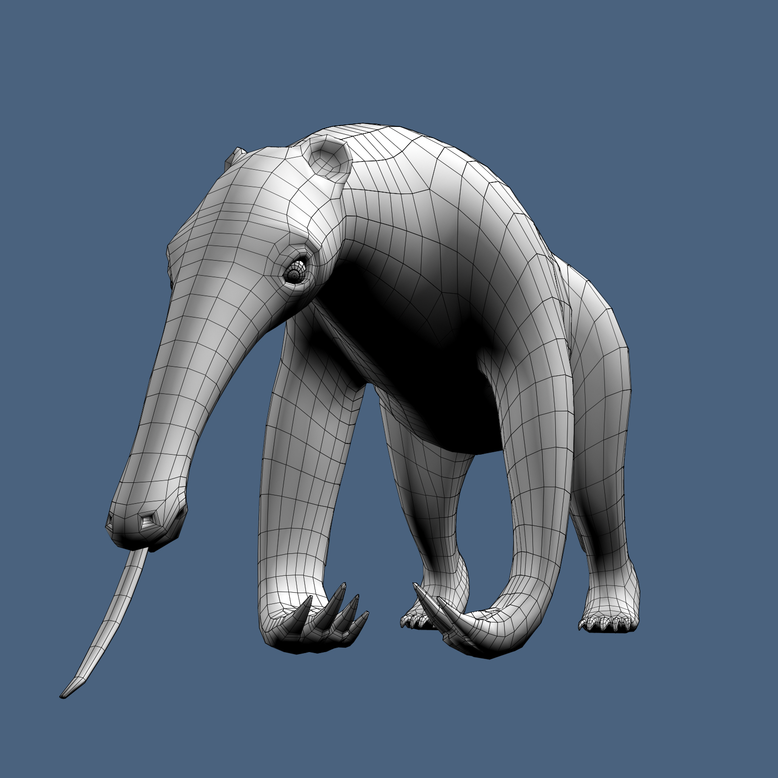 giant anteater obj