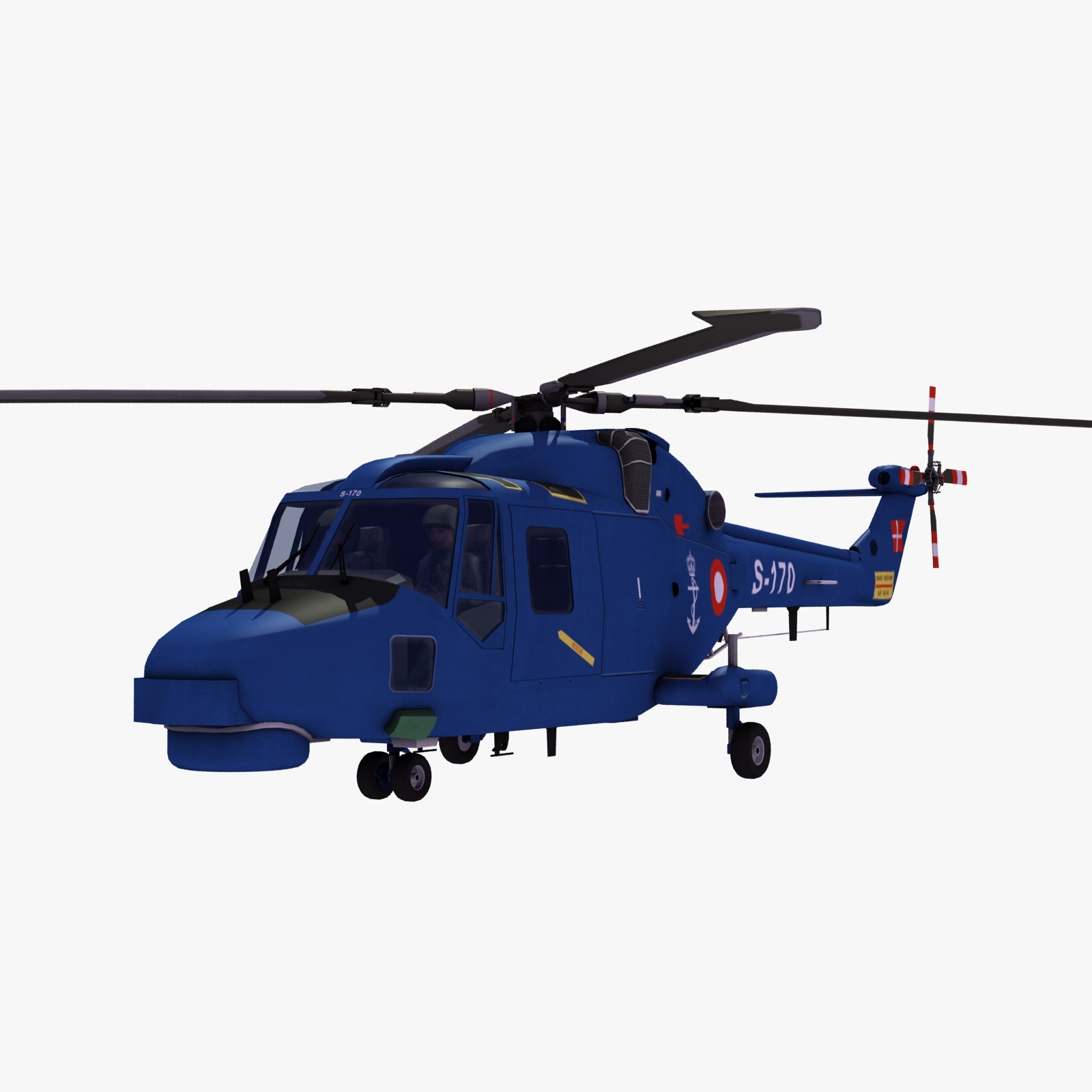 lynx navy helicopter 3ds