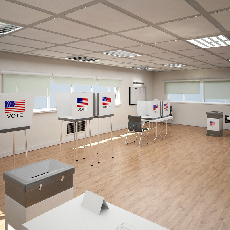 polling station scene 3ds