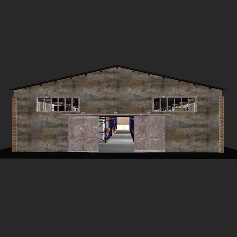 3d old warehouse model