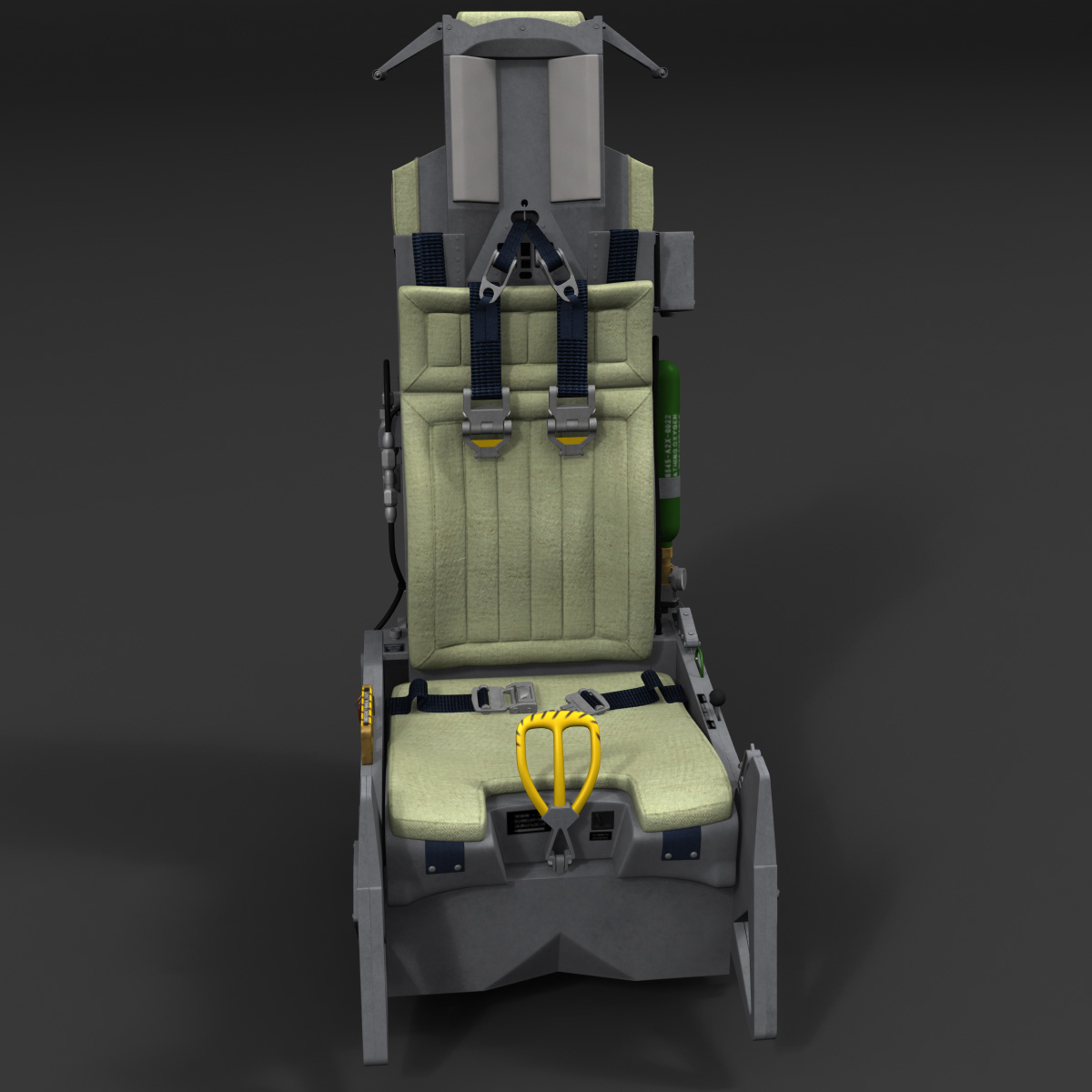 3d photorealistic aces ii ejection seat