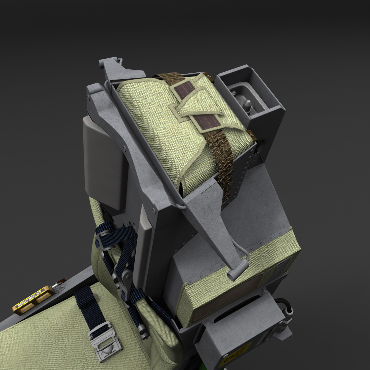 3d photorealistic aces ii ejection seat