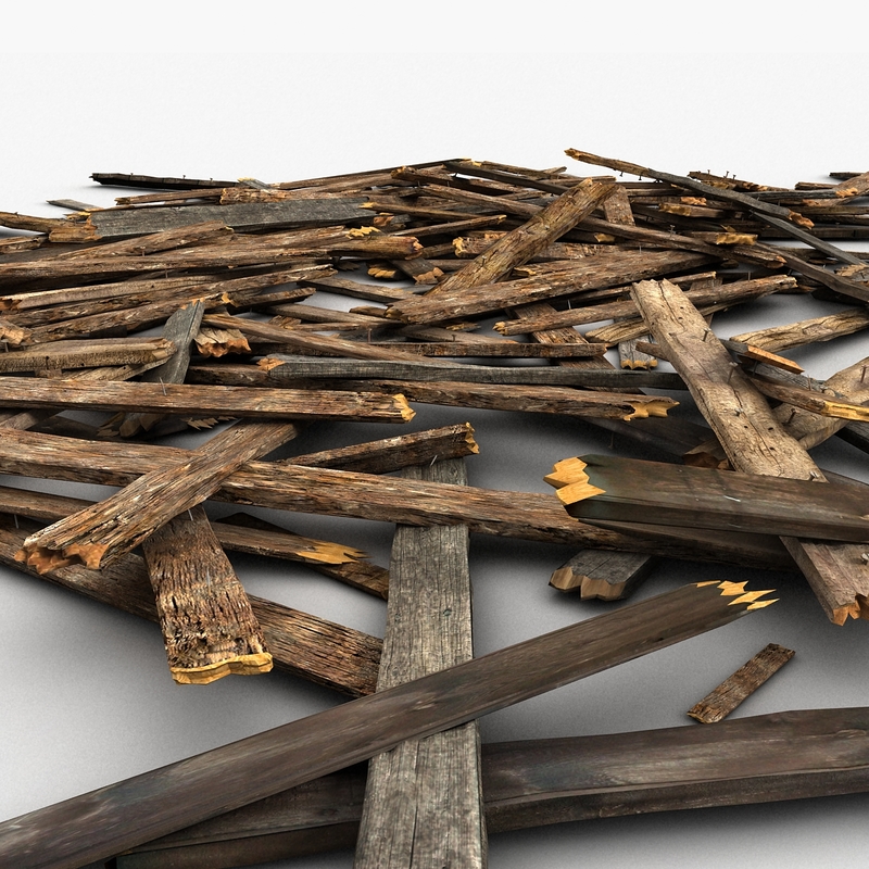 3d wooden wood plank