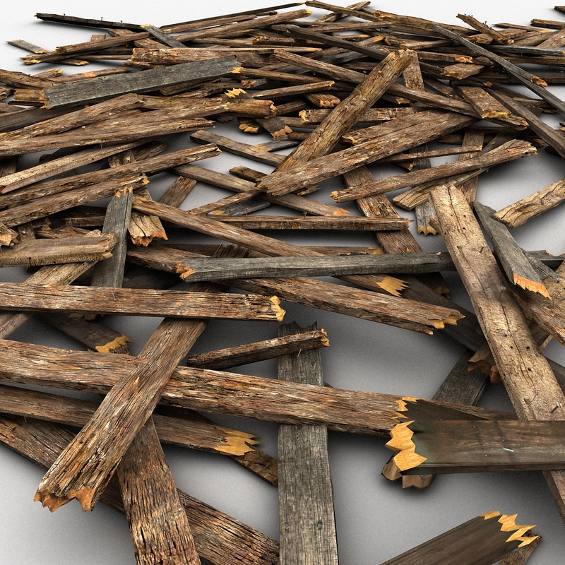 3d wooden wood plank