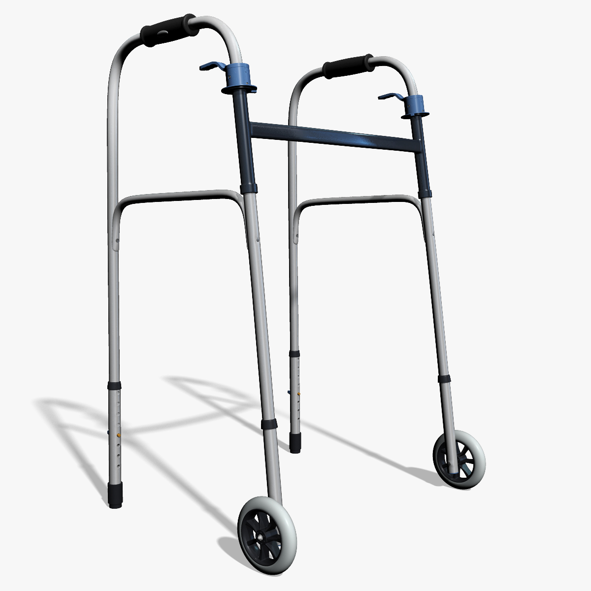 3d 2 wheeled walker model