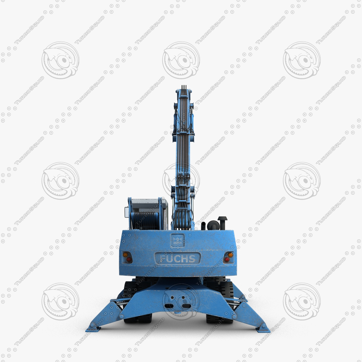 fuchs industrial excavators mhl 3d 3ds