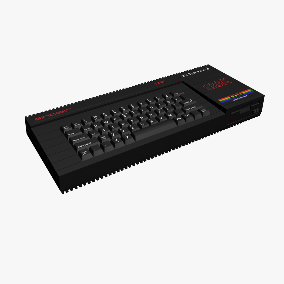 sinclair zx spectrum 3 3d model