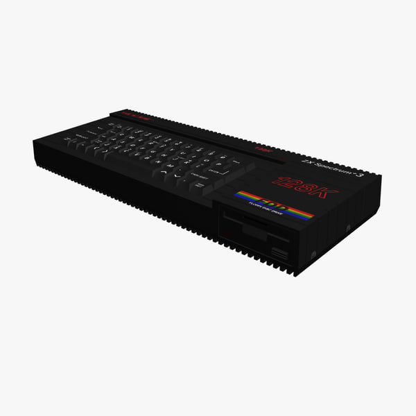 sinclair zx spectrum 3 3d model
