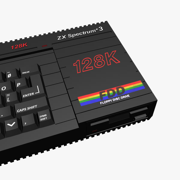 sinclair zx spectrum 3 3d model