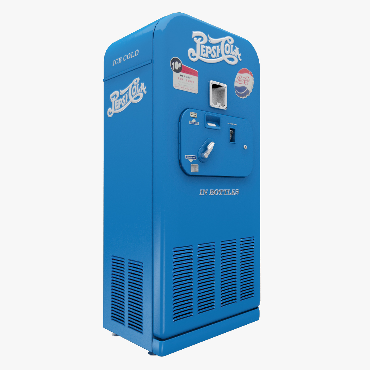 3d pepsi cola vending machine model