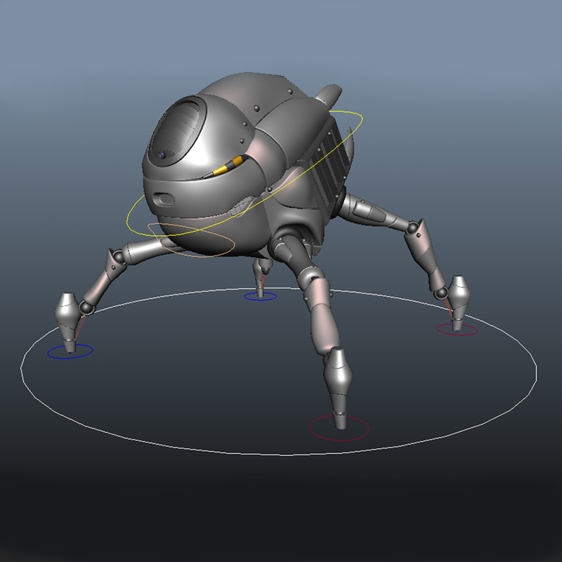 3ds Max Rig Robocrab