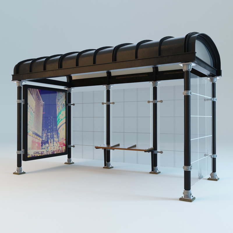 3d new york bus stop