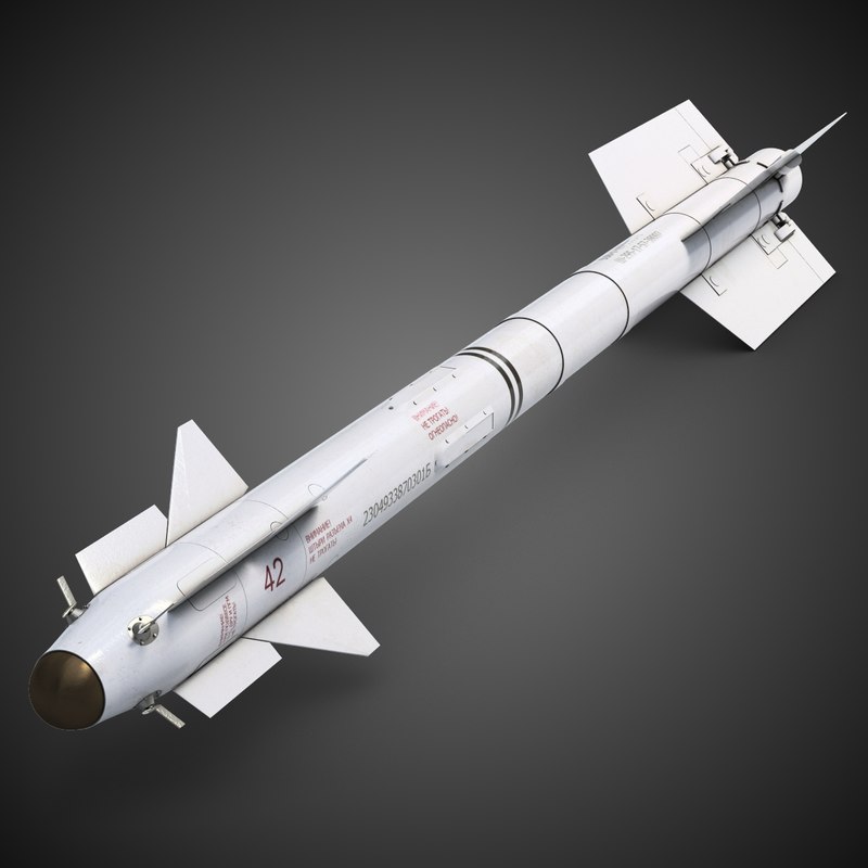 3d model of r-73 missile
