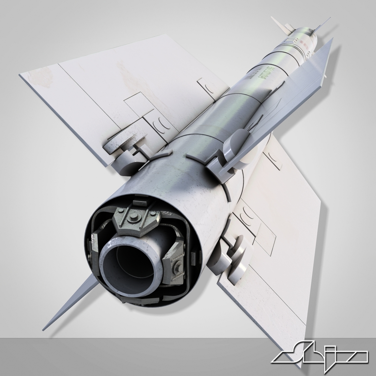 3d model of r-73 missile
