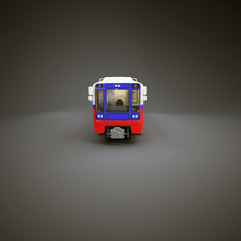 metro rolling stock 3d model