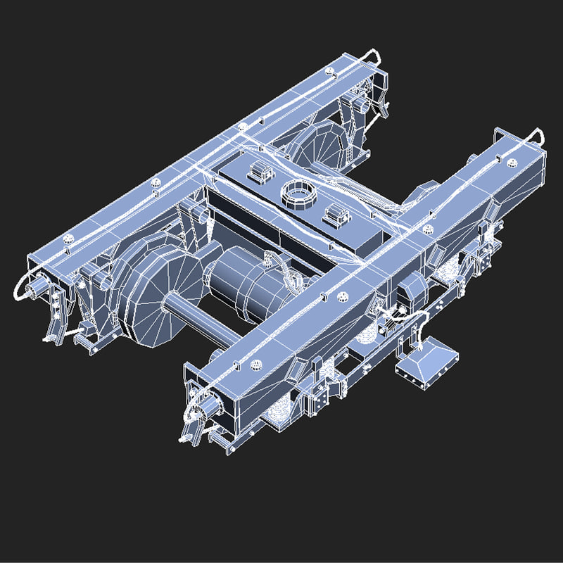 metro rolling stock 3d model