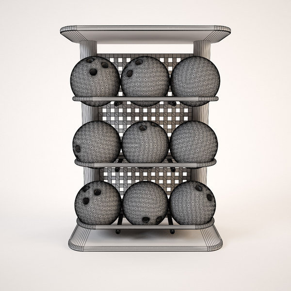 3d model bowling stand