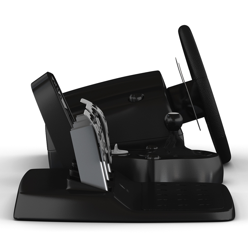 3d logitech g25 racing wheel