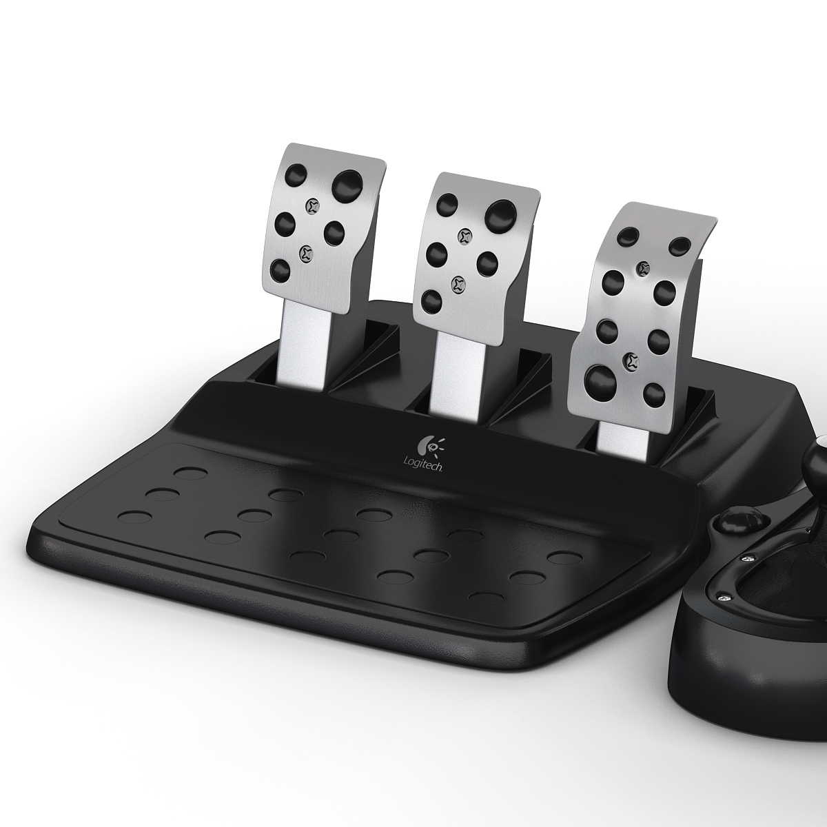 3d logitech g25 racing wheel