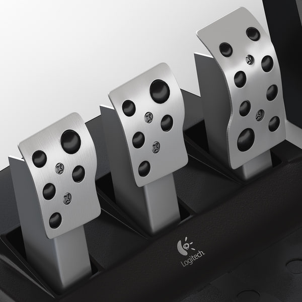 3d logitech g25 racing wheel