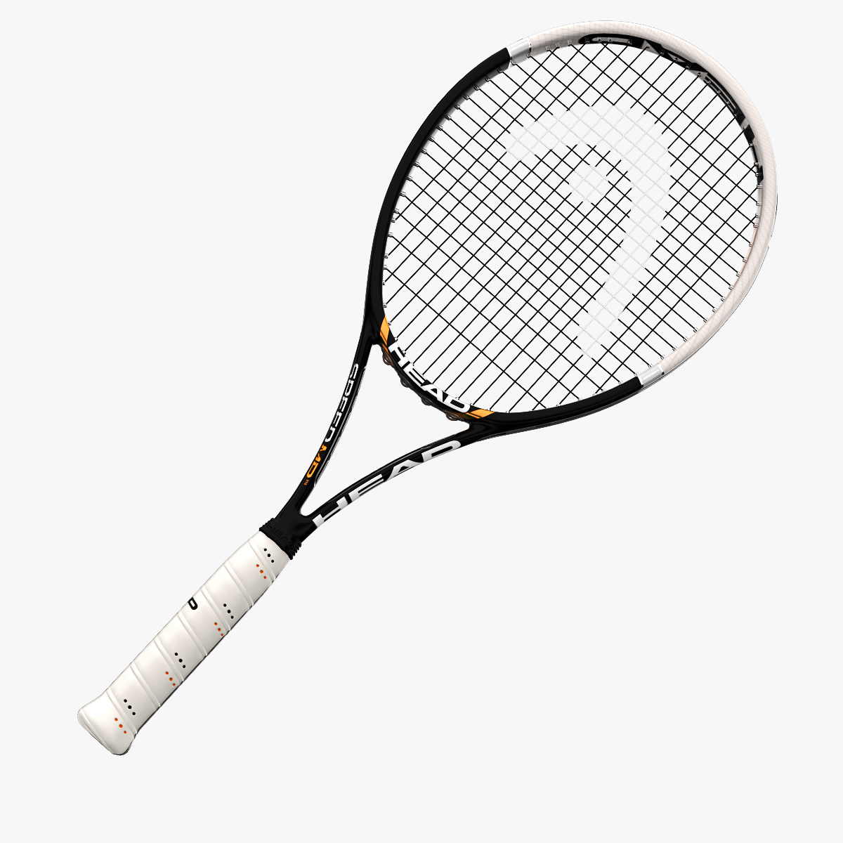 tennis racket head speed 3d model