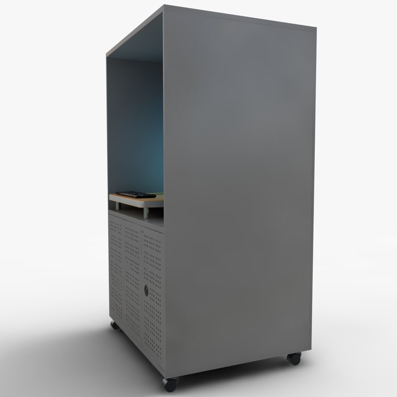 3d model computer rack