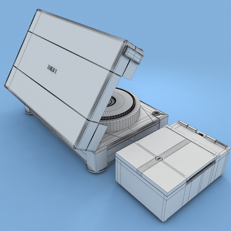 3d model of turntable