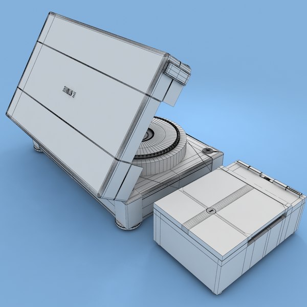 3d model of turntable