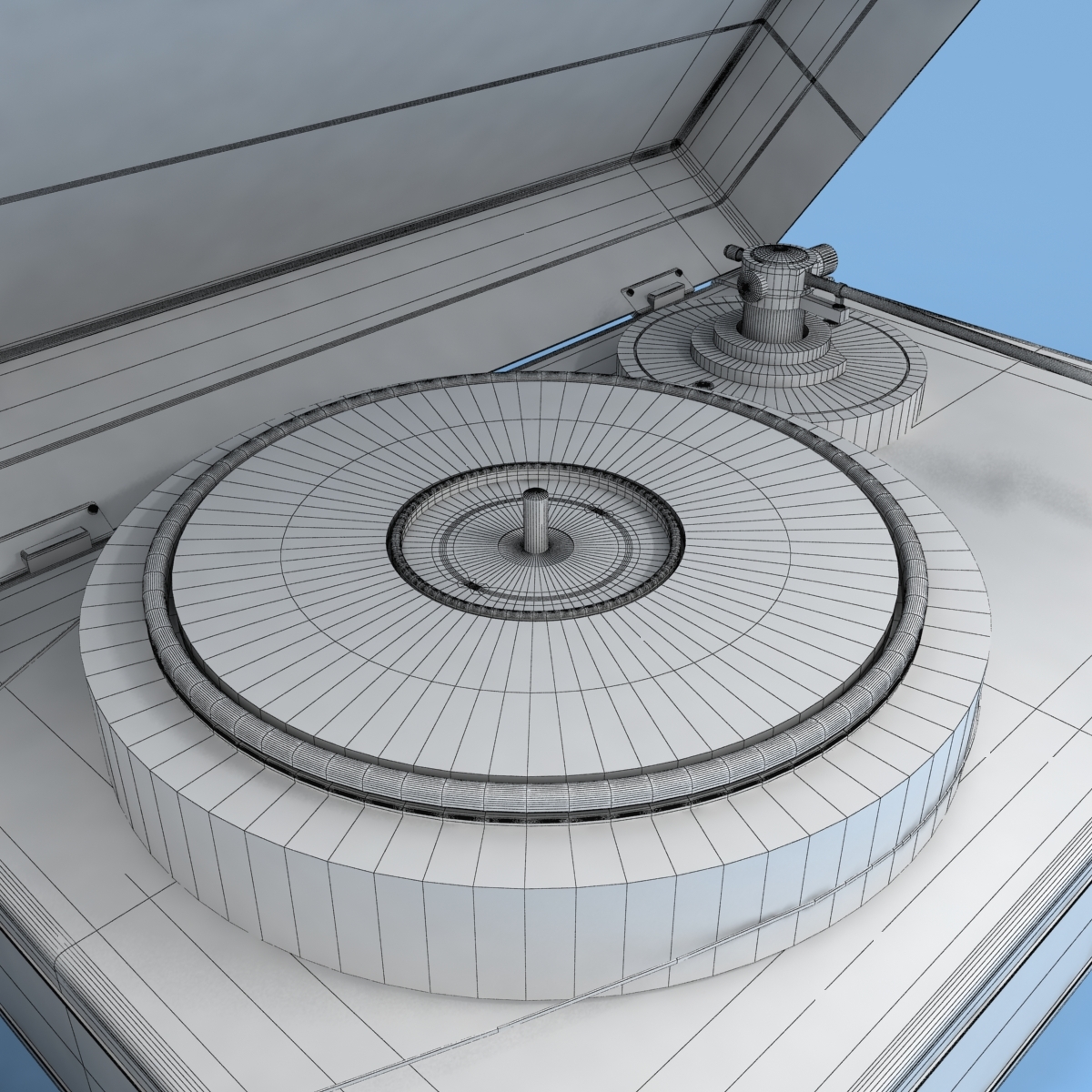 3d model of turntable