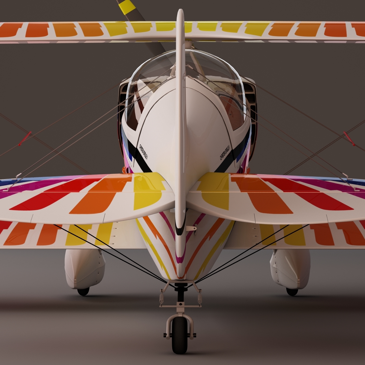 3d model of christen eagle ii