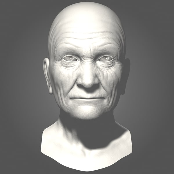 resolution head 3d model