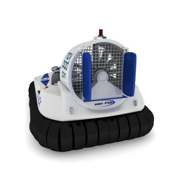 3d model hov pod hovercraft