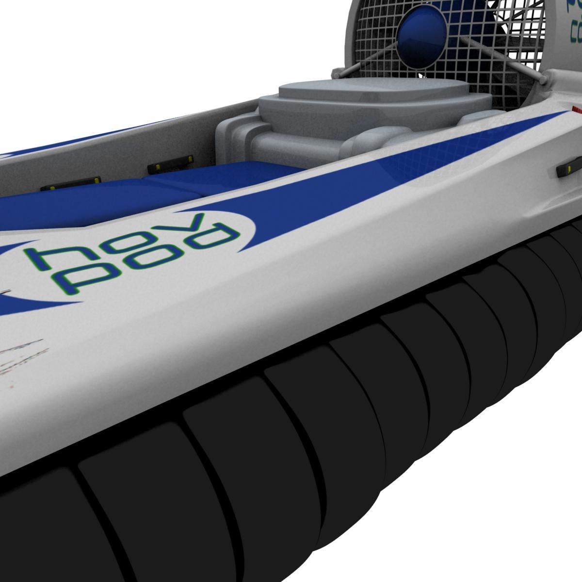 3d model hov pod hovercraft