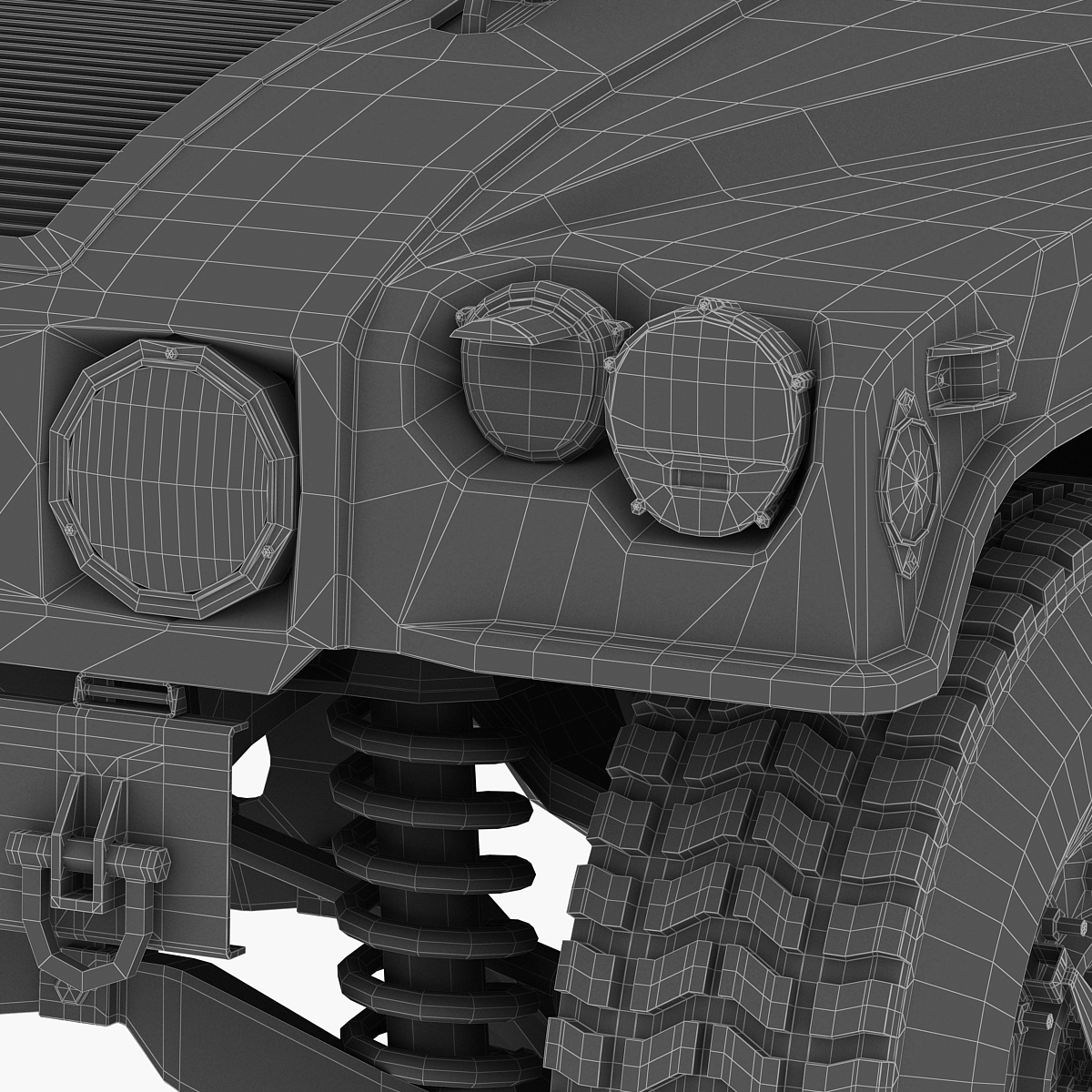 humvee transport 3d model