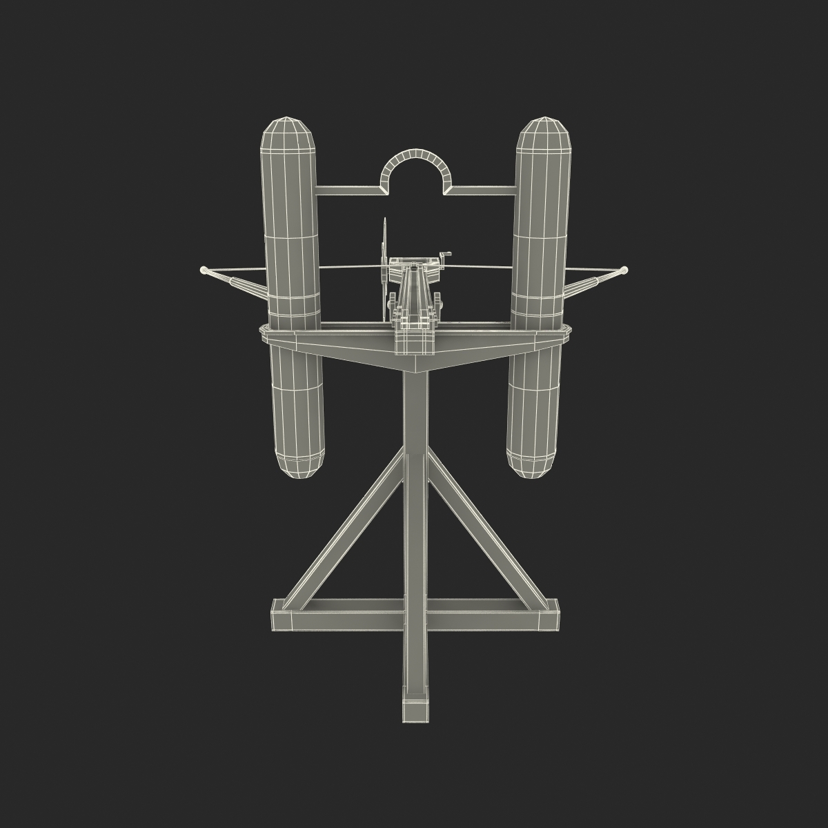 roman light ballista 3d model