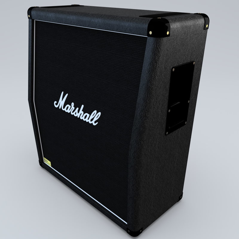 marshall guitar amplifier 3d model