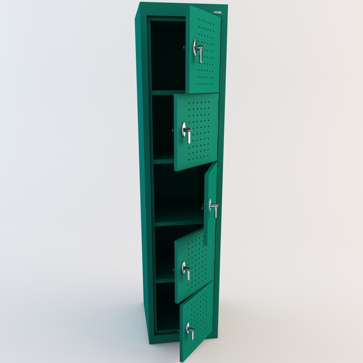 3d locker modelled