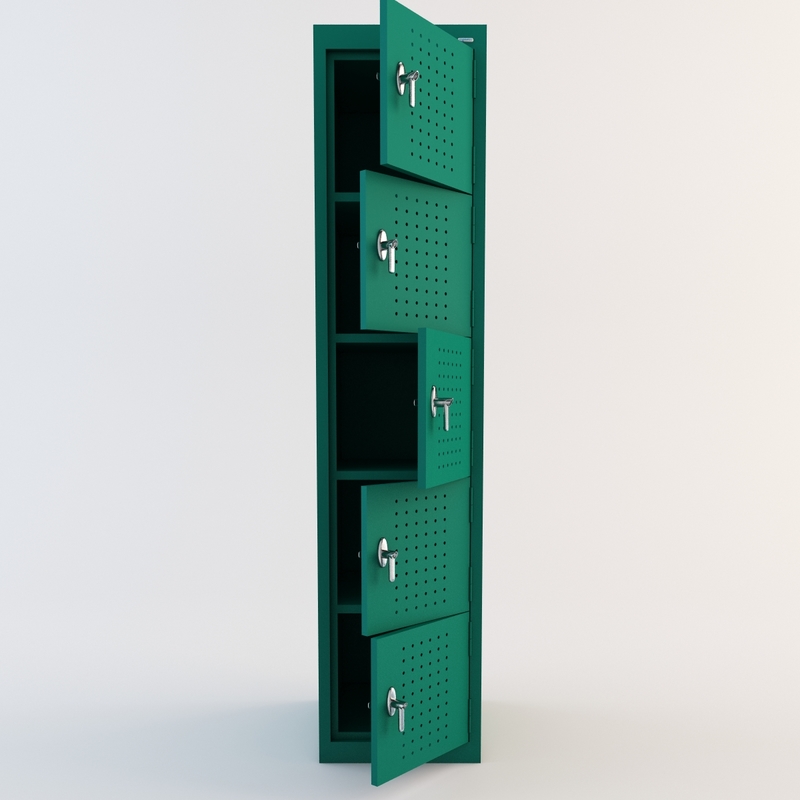 3d locker modelled