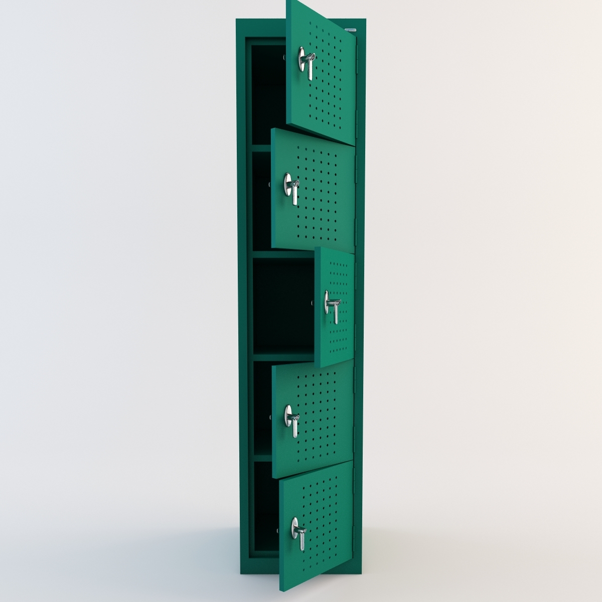 3d locker modelled