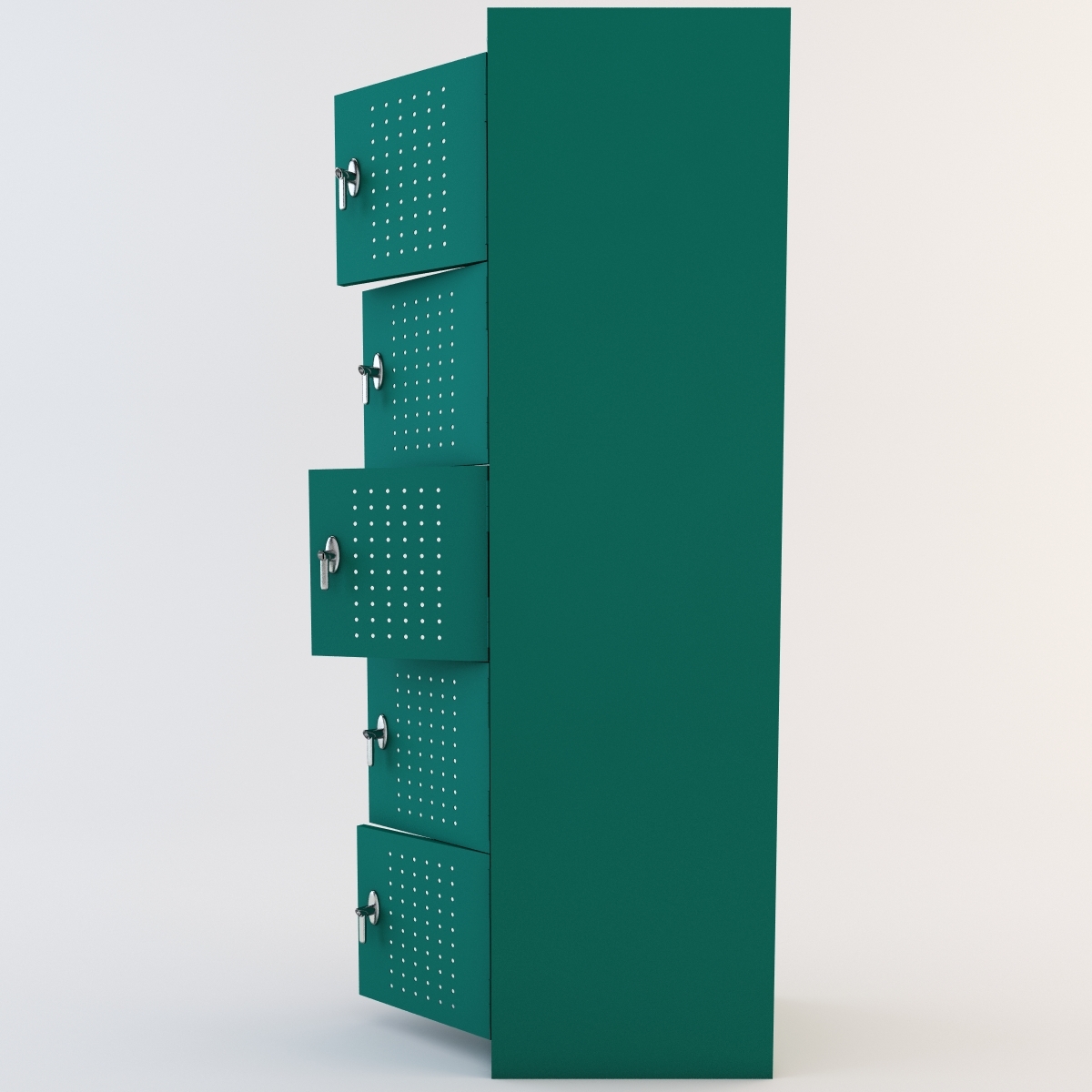3d locker modelled