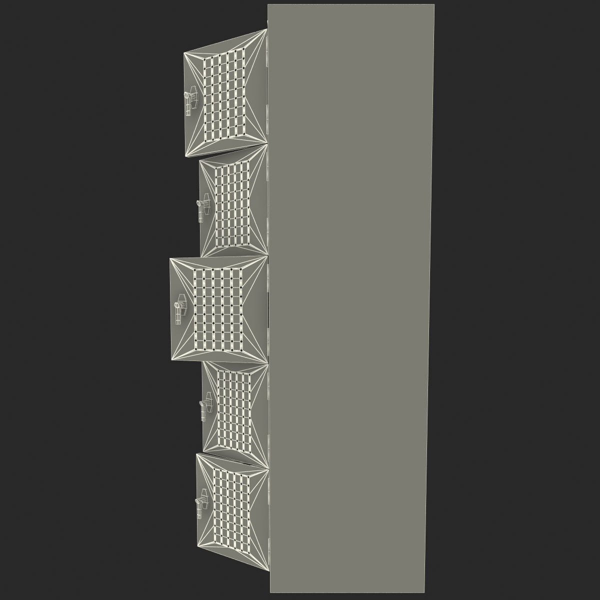 3d locker modelled