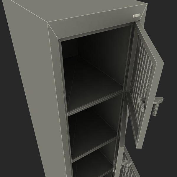 3d locker modelled