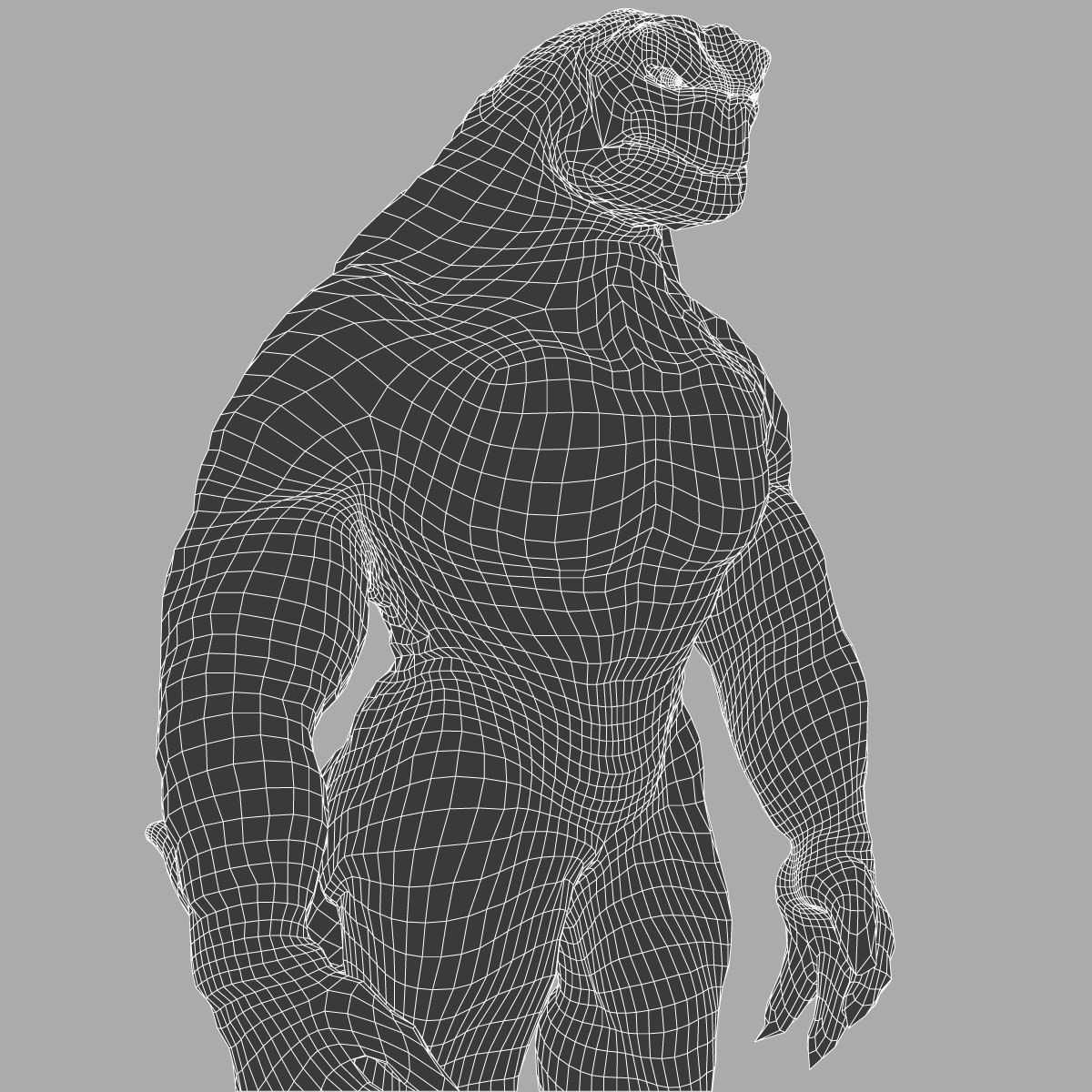 humanoid dna huge 3d ma